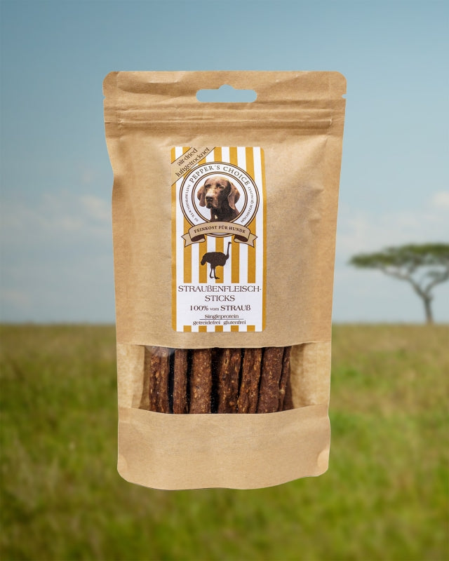 Pepper's Choice - Sticks "Straußenfleisch" 125g
